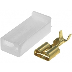 Juego de Conectores Faston 6.35 Macho y Hembra