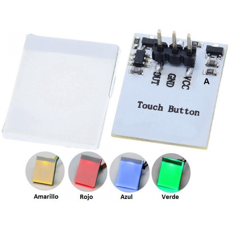 Sensor Touch capacitivo con Led TTP223B