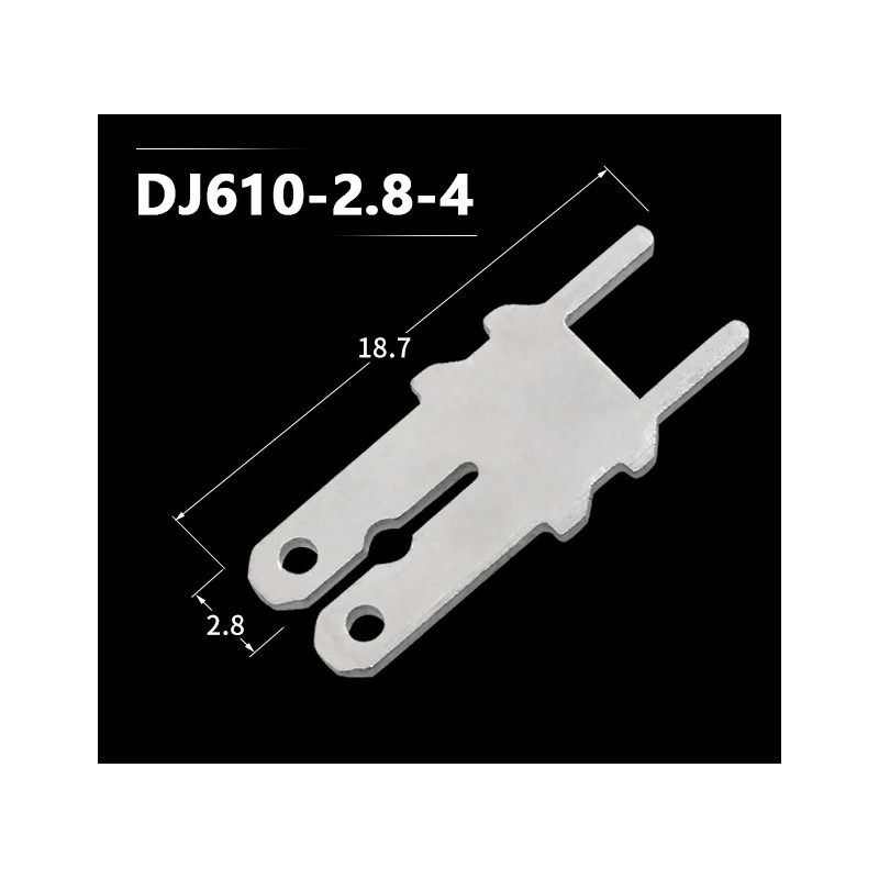 Faston Macho Doble 2.8x18.7mm