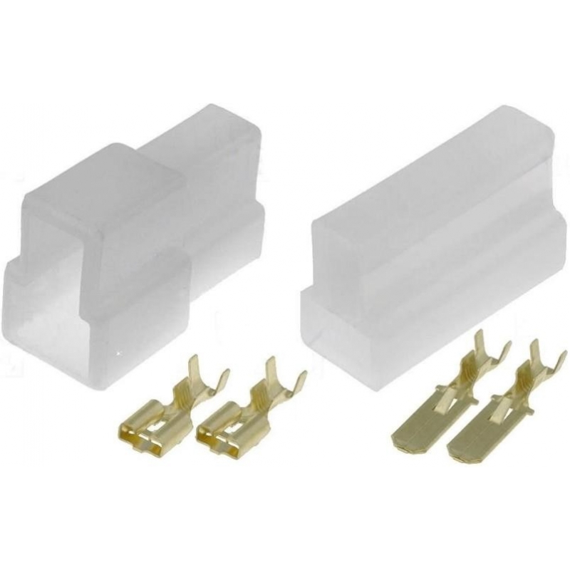 Juego de Conectores Faston 6.35 Macho y Hembra