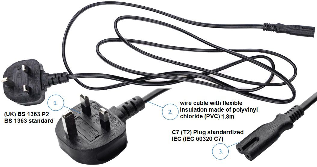 Cable de Red tipo 8 IEC7