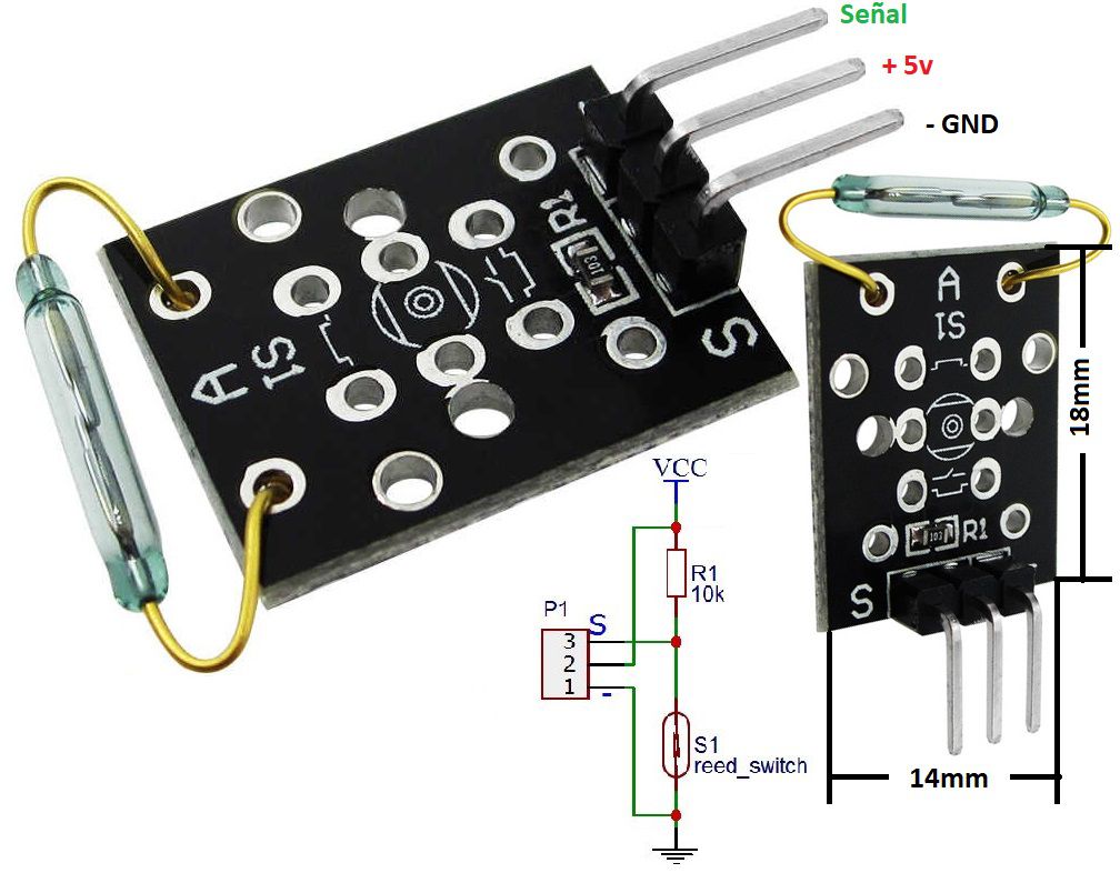 Circuito Sensor Reed Switch