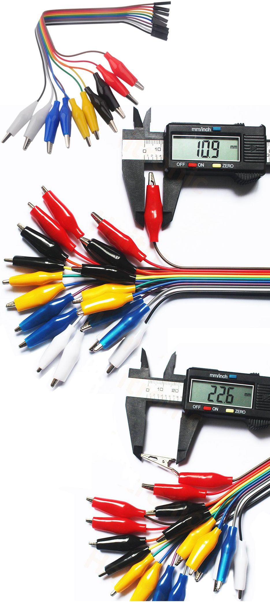 Conector cableado Dupont Hembra a cocodrilo