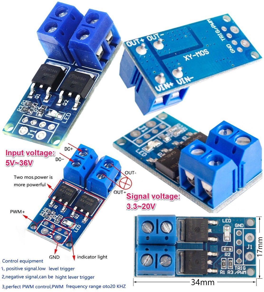 Modulo de potencia de 2 Mosfet D4164