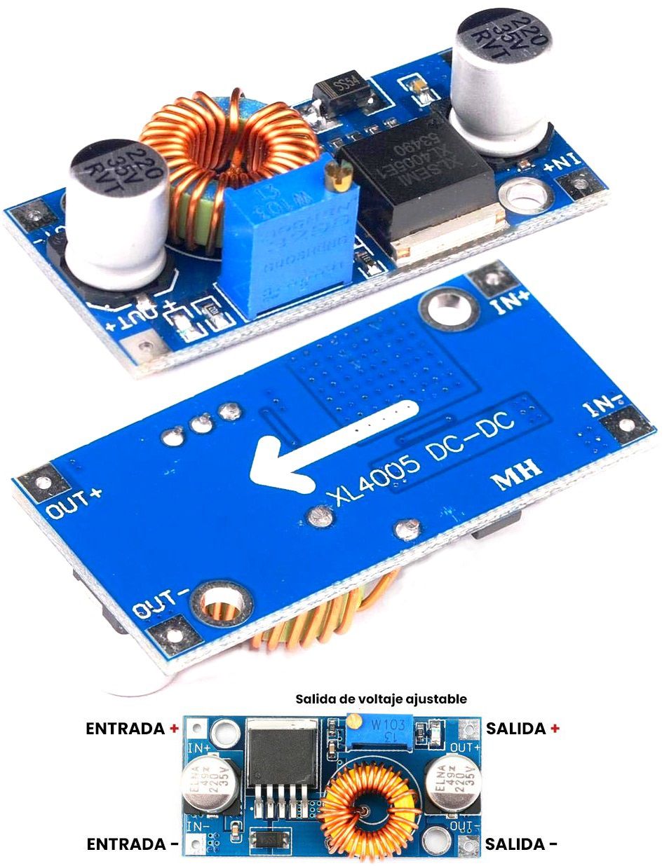 Fuente Dc-Dc 4-32V a 1.23-30V﻿ 3.5A