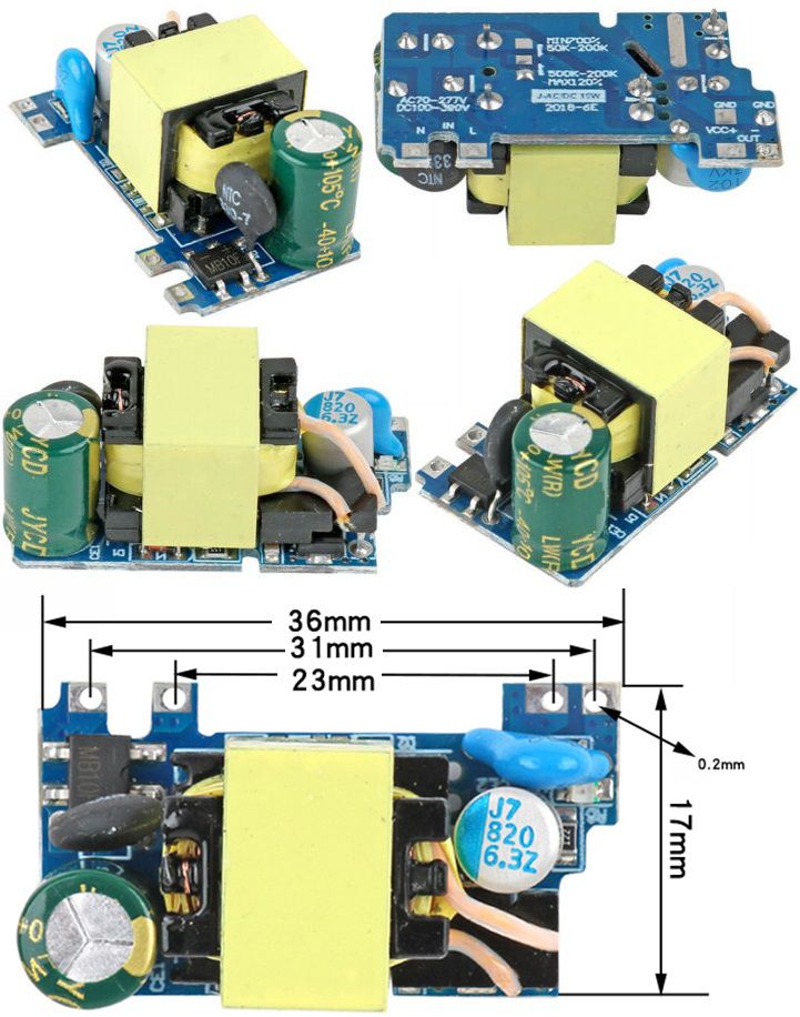 Fuente conmutada Ac-Dc 5v. 2A
