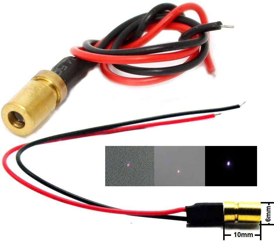 Módulo Led-Láser 780nm 3mw 3v