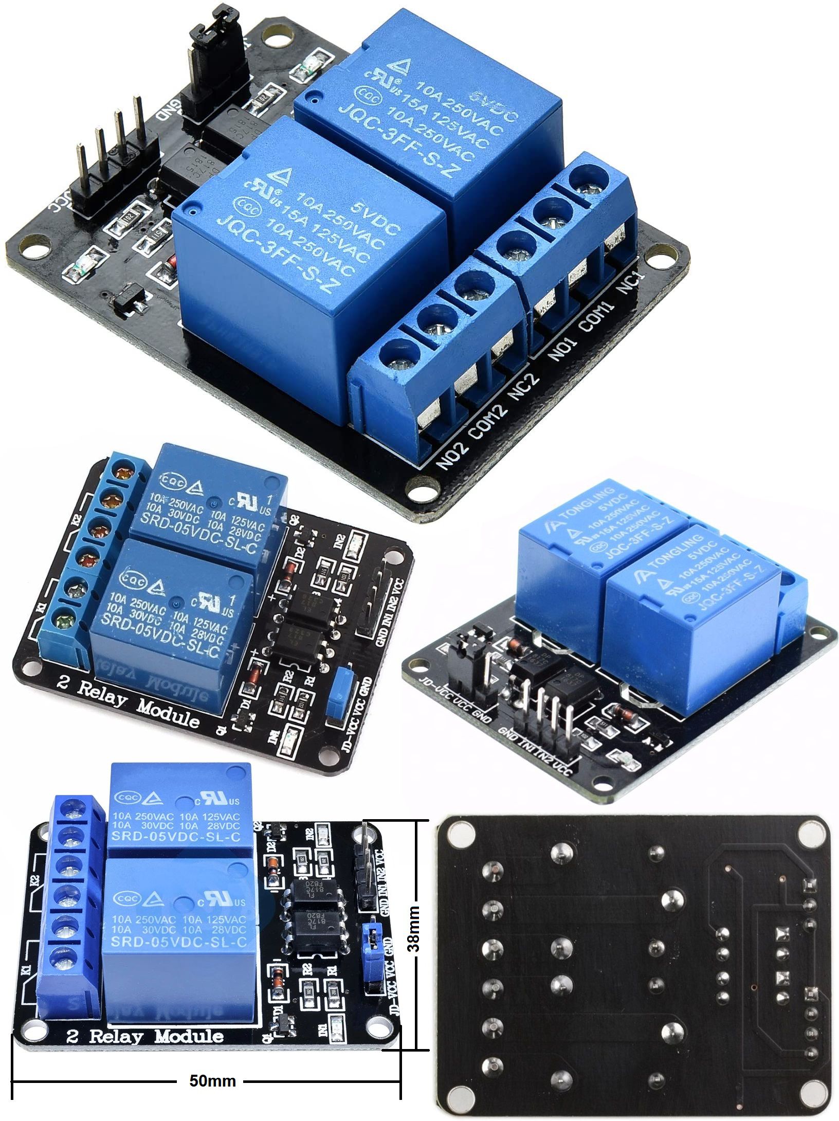 Módulo Relé 5v. con Optoacoplador