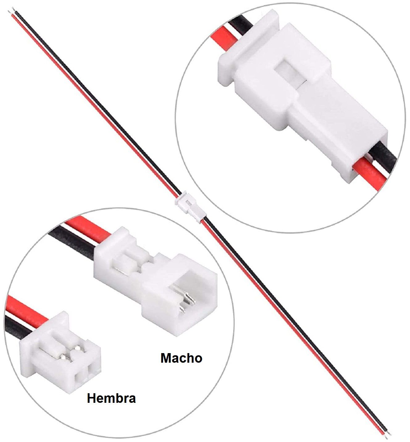 Conectores JST 1.25mm con Cables