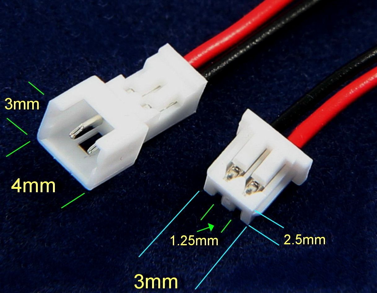 Conectores JST 1.25mm con Cables