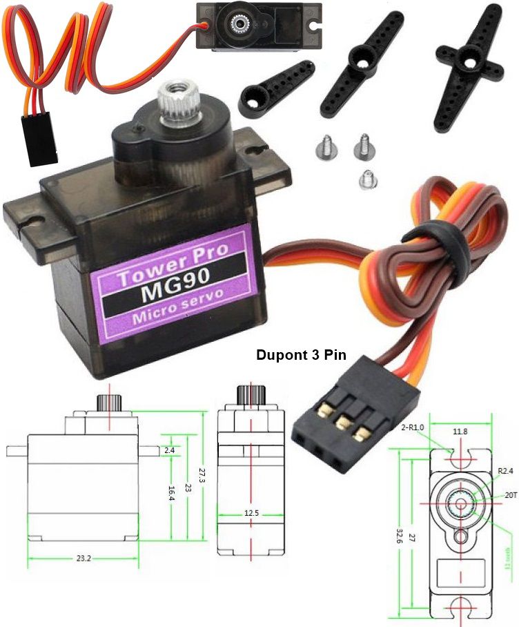 Micro Servo-Motor MG90S