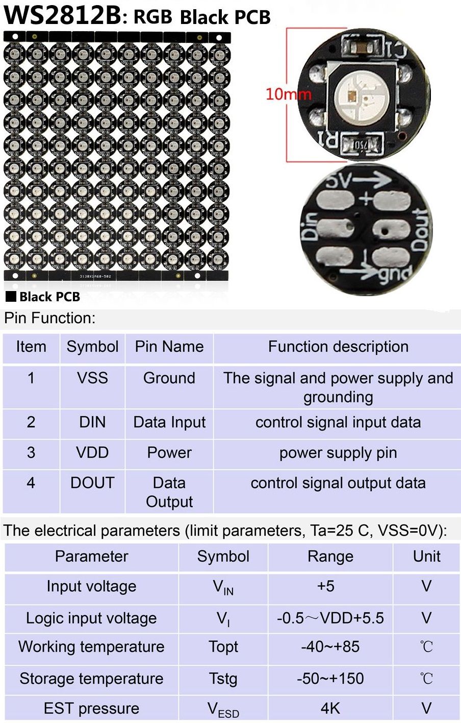 Circuito con Led RGB