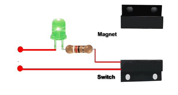 Interruptor magnético Reed-switch encapsulado