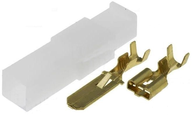 Juego de Conectores Faston 6.35 Macho y Hembra